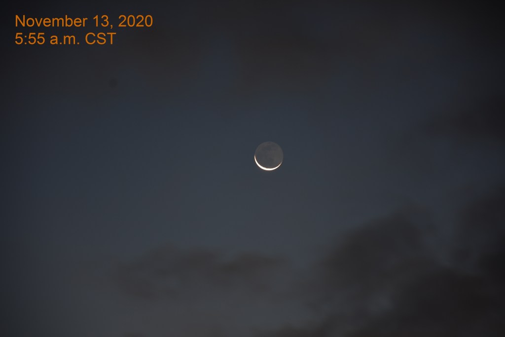2020, December 22: Venus, Low in Southeast - When the Curves Line Up
