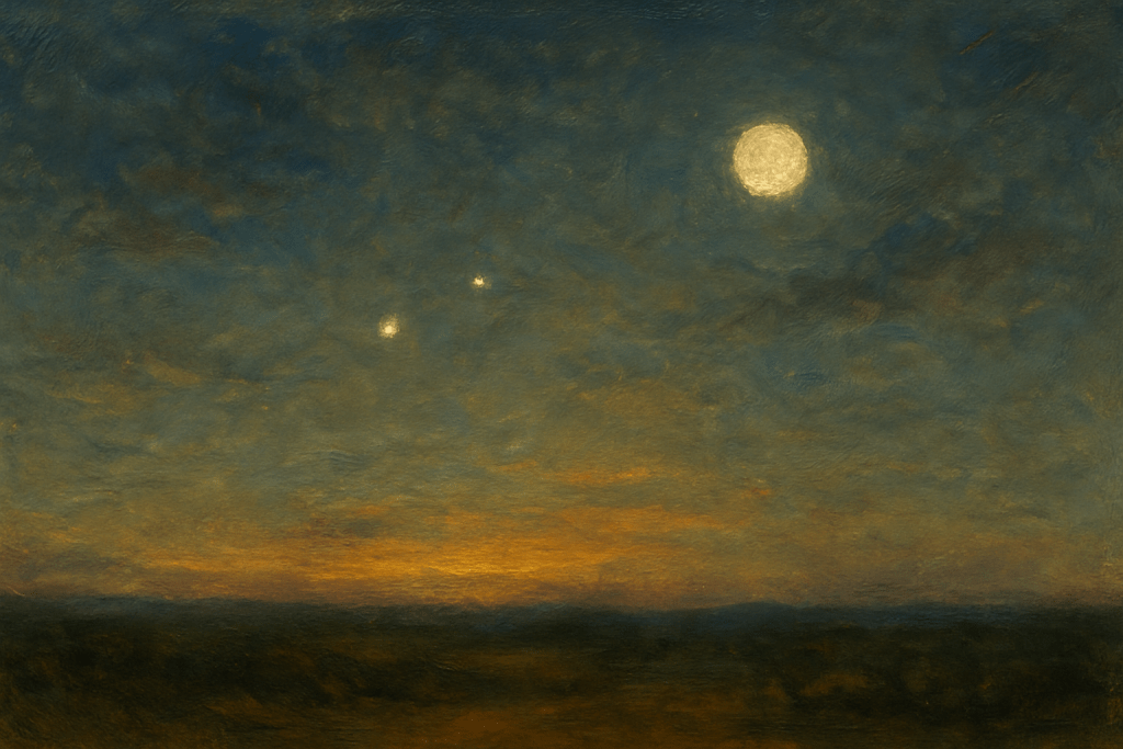 2025, August 15: Venus Widens the Gap with Jupiter, Moon Approaches ...