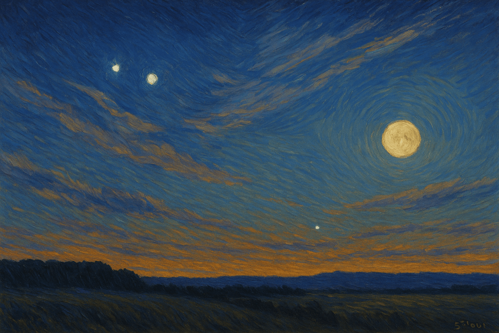 2025, August 11: Venus and Jupiter Side by Side, Sirius at Heliacal ...