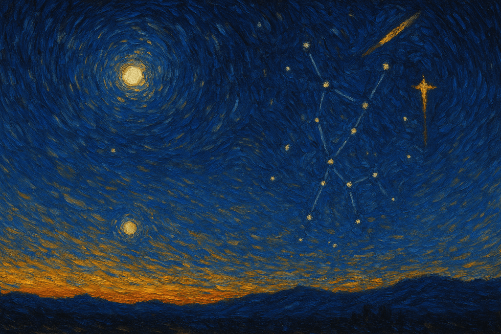 2025, July 29-31: Venus Steps Across Orion’s Club before Sunrise - When ...