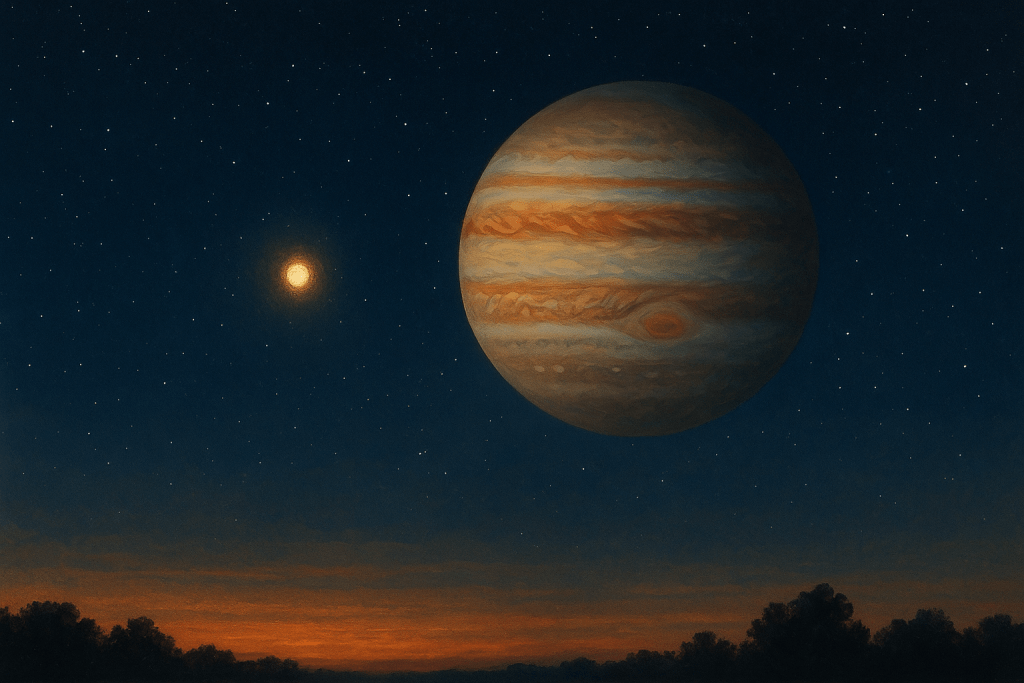 2025, October 10: Jupiter and Pollux Triple Conjunction: 2025–2026 ...