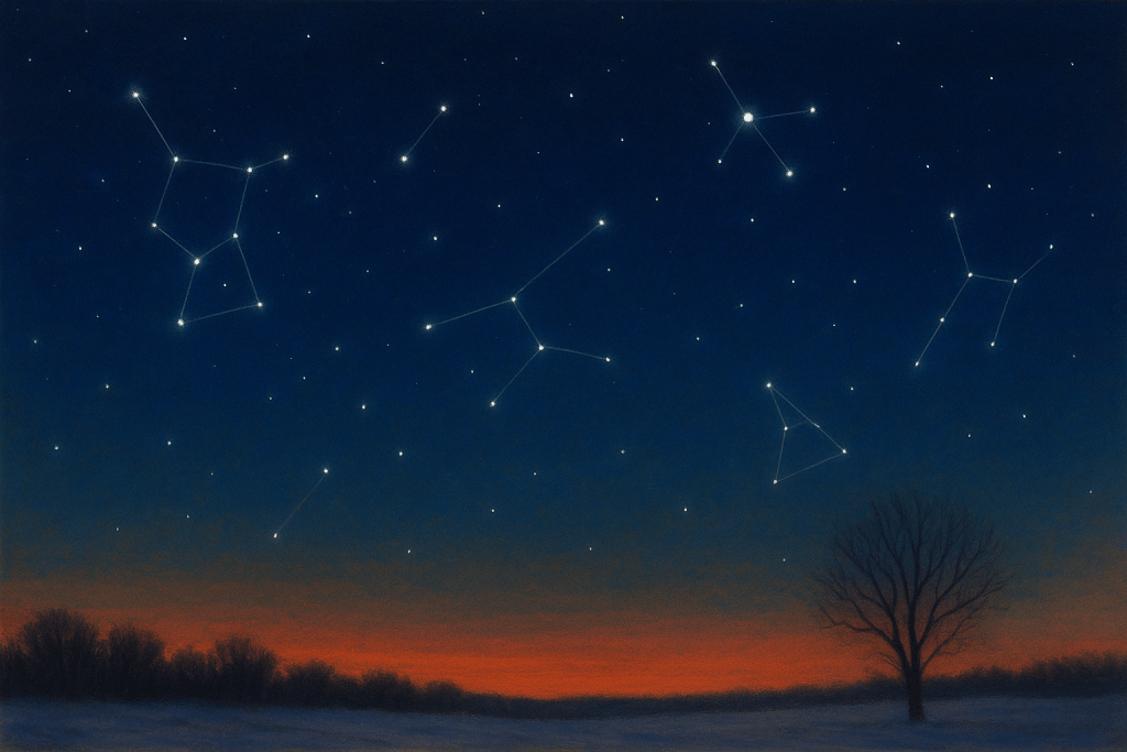 2025, December 24: Christmas Eve – Jupiter, Saturn, Moon, and Winter ...