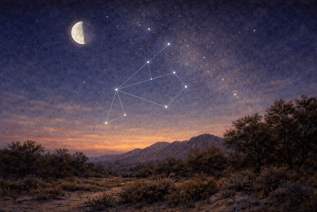 2026, April 8 -11: Morning Moon and Sagittarius Before Sunrise - When ...
