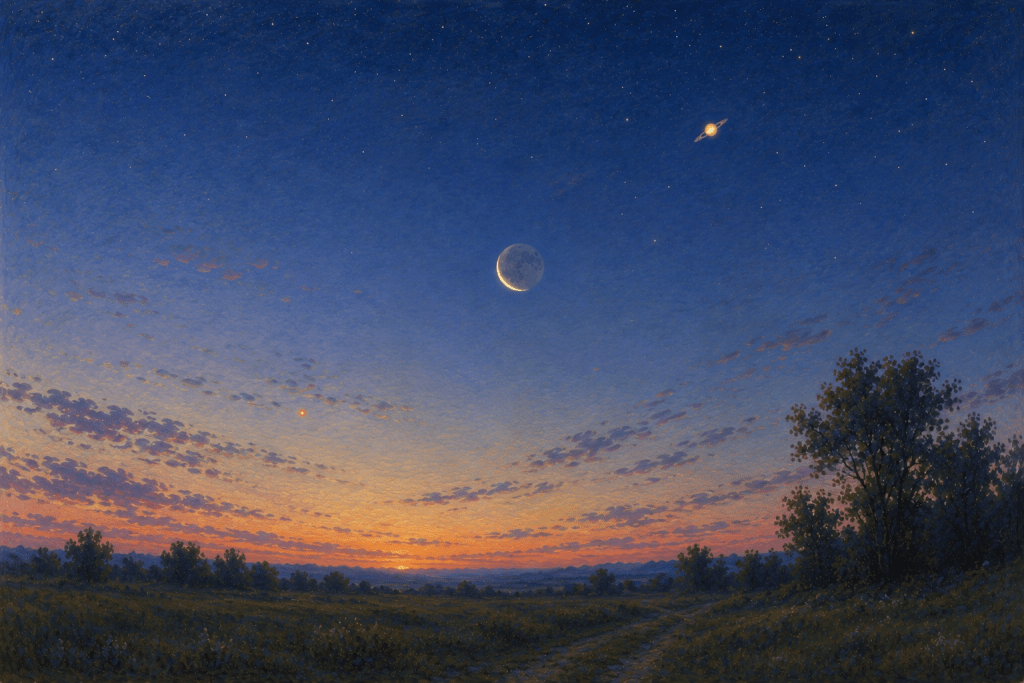 2026, June 11: Morning Moon Between Saturn and Mars While Venus and ...